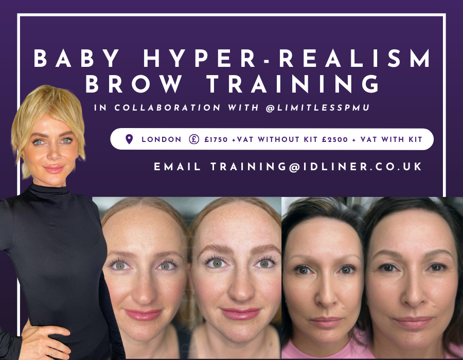 Baby Hyper-Realism Brow Training | @limitlesspmu – ID Liner Pro PMU