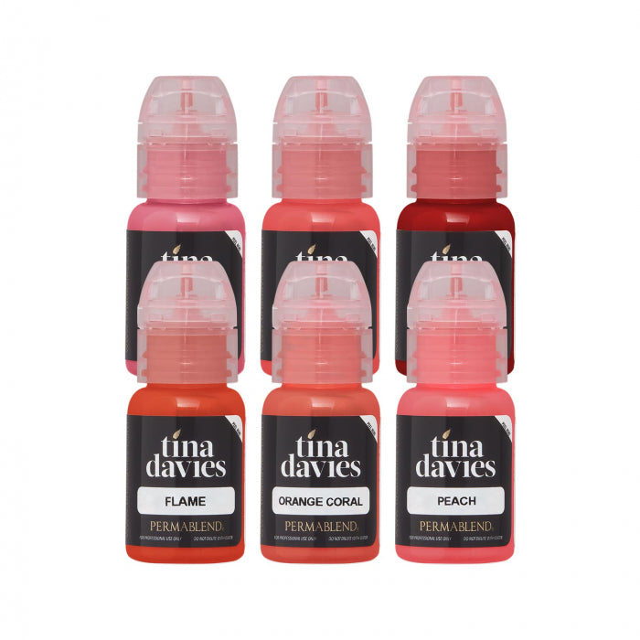 Lip Blush Pigments | Tina Davies I Love Ink Lust Set by Perma Blend ...